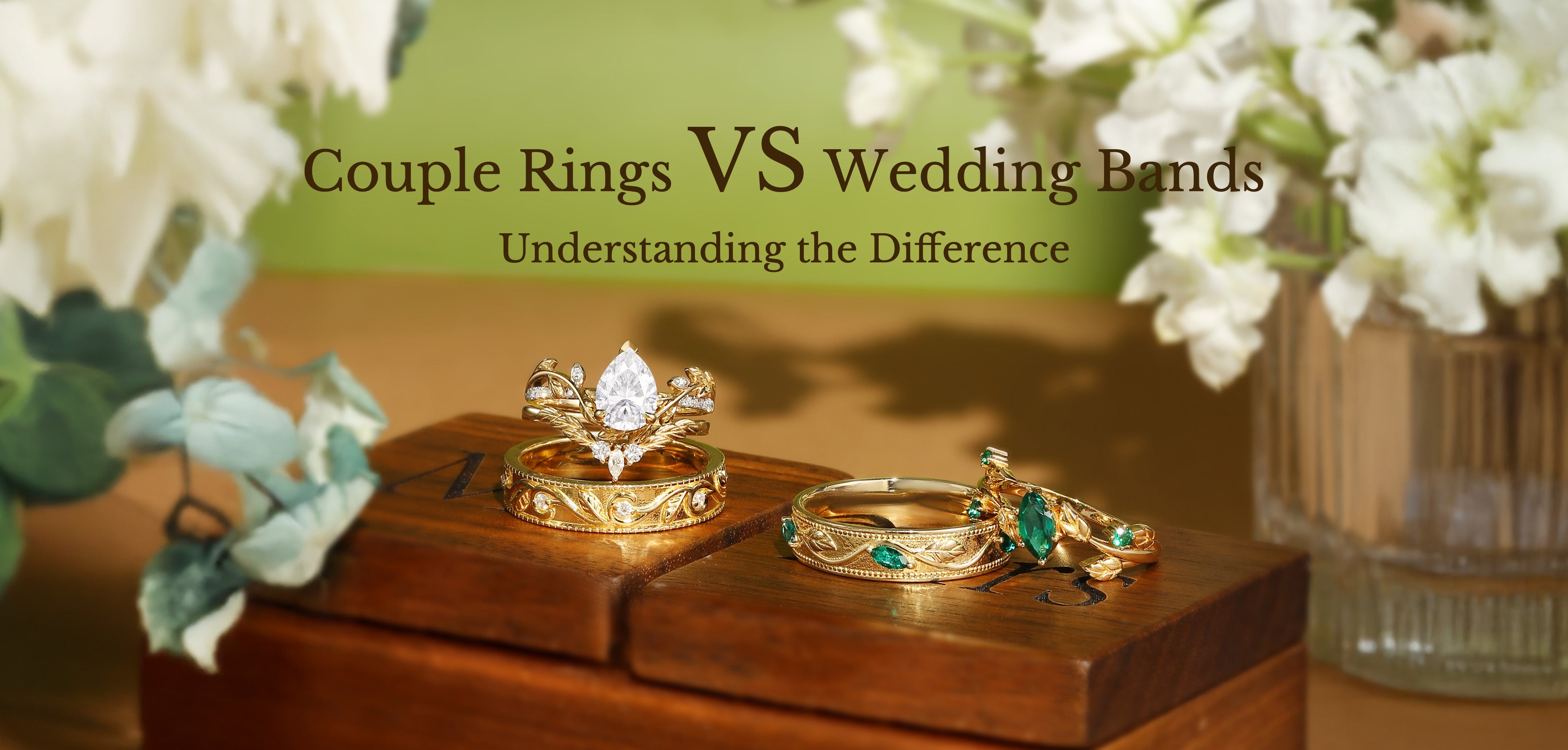 Couple Rings VS Wedding Bands: Understanding the Difference – Blingflare